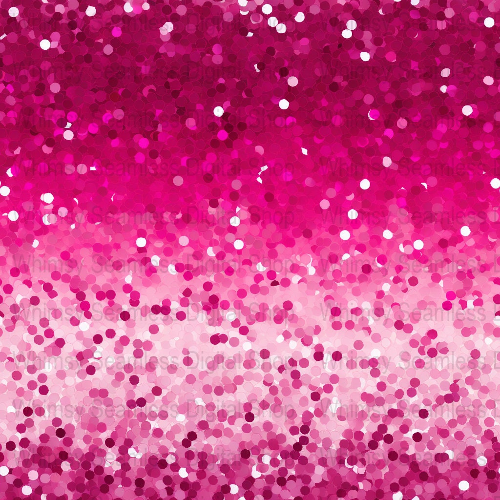 Pink Glitter Ombre Digital Paper: Seamless Scrapbook Background ...