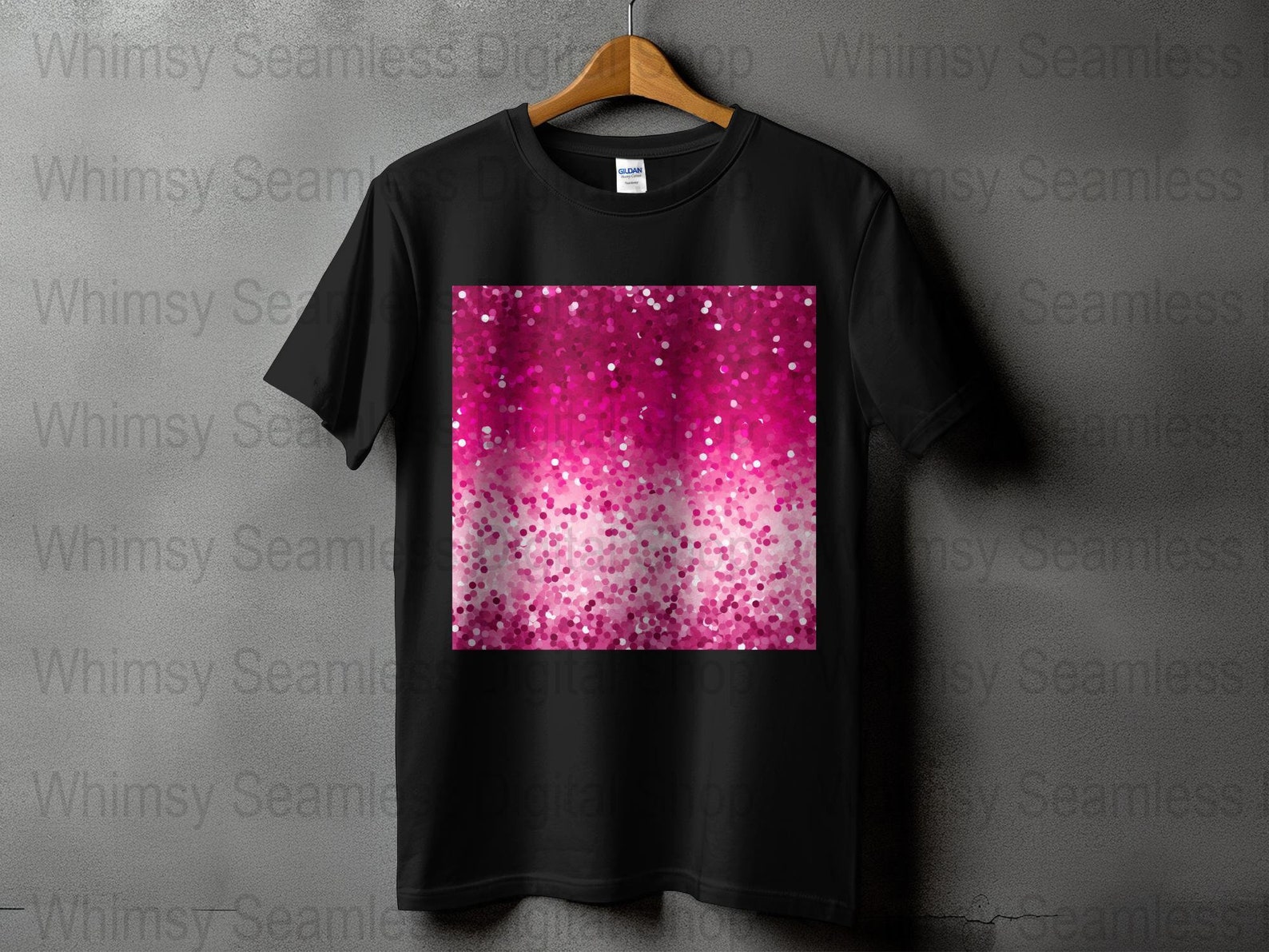 Pink Glitter Ombre Digital Paper: Seamless Scrapbook Background ...