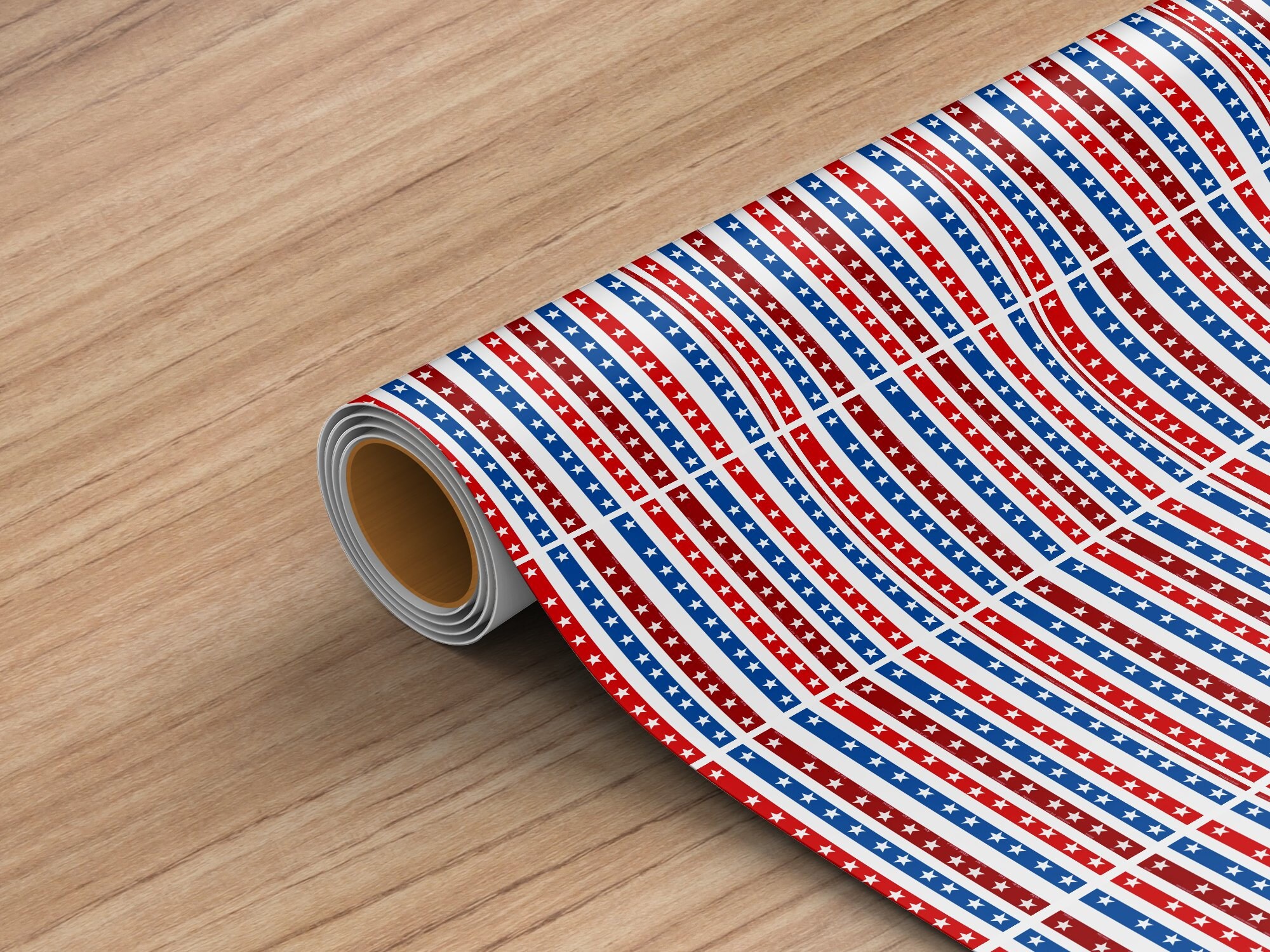 Patriotic Seamless Pattern, 4th of July Digital Paper, Red White Blue ...