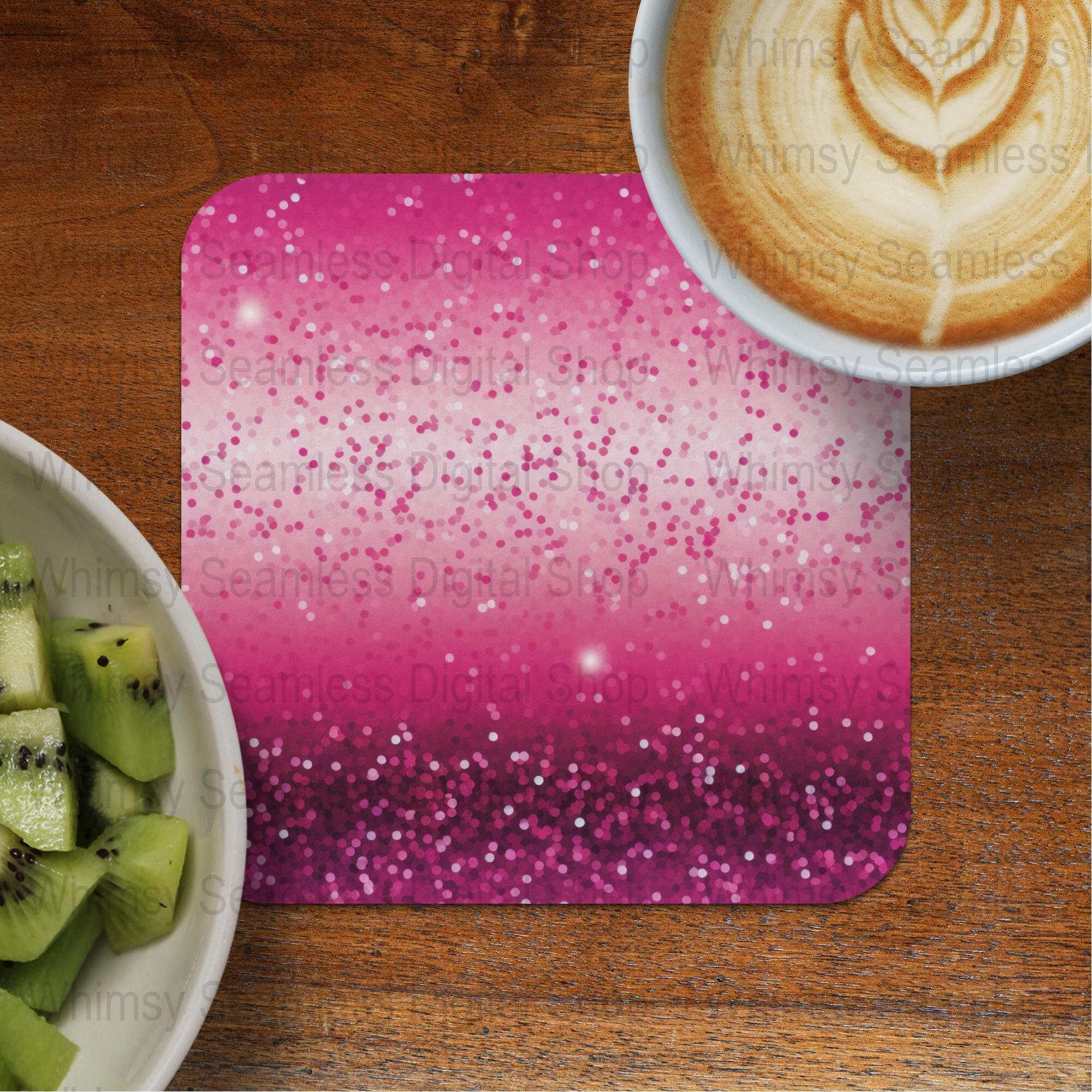 Pink Ombre Glitter Digital Paper: Seamless Sparkle Background (digital ...