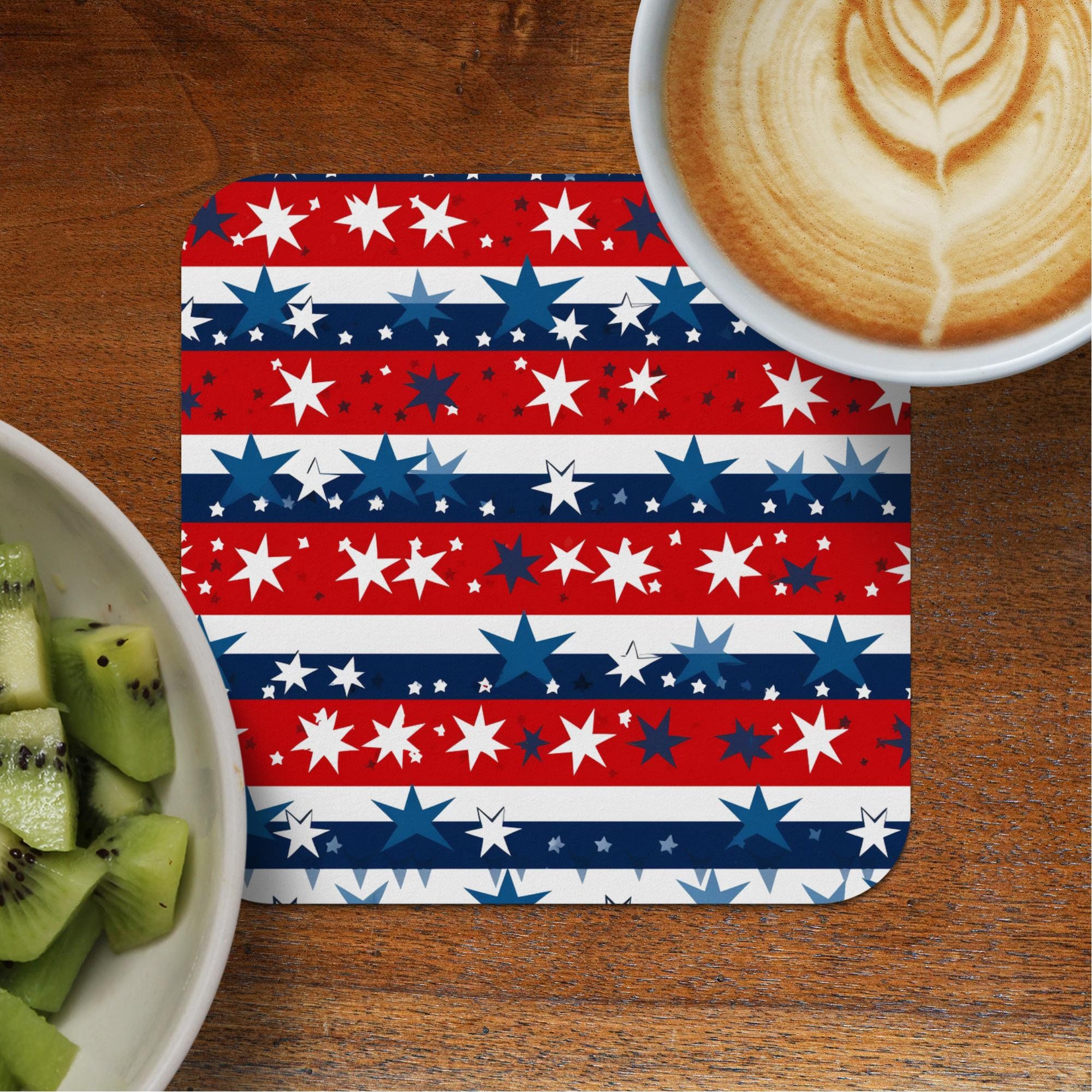4th of July Seamless Pattern, Patriotic Stars and Stripes, Digital ...