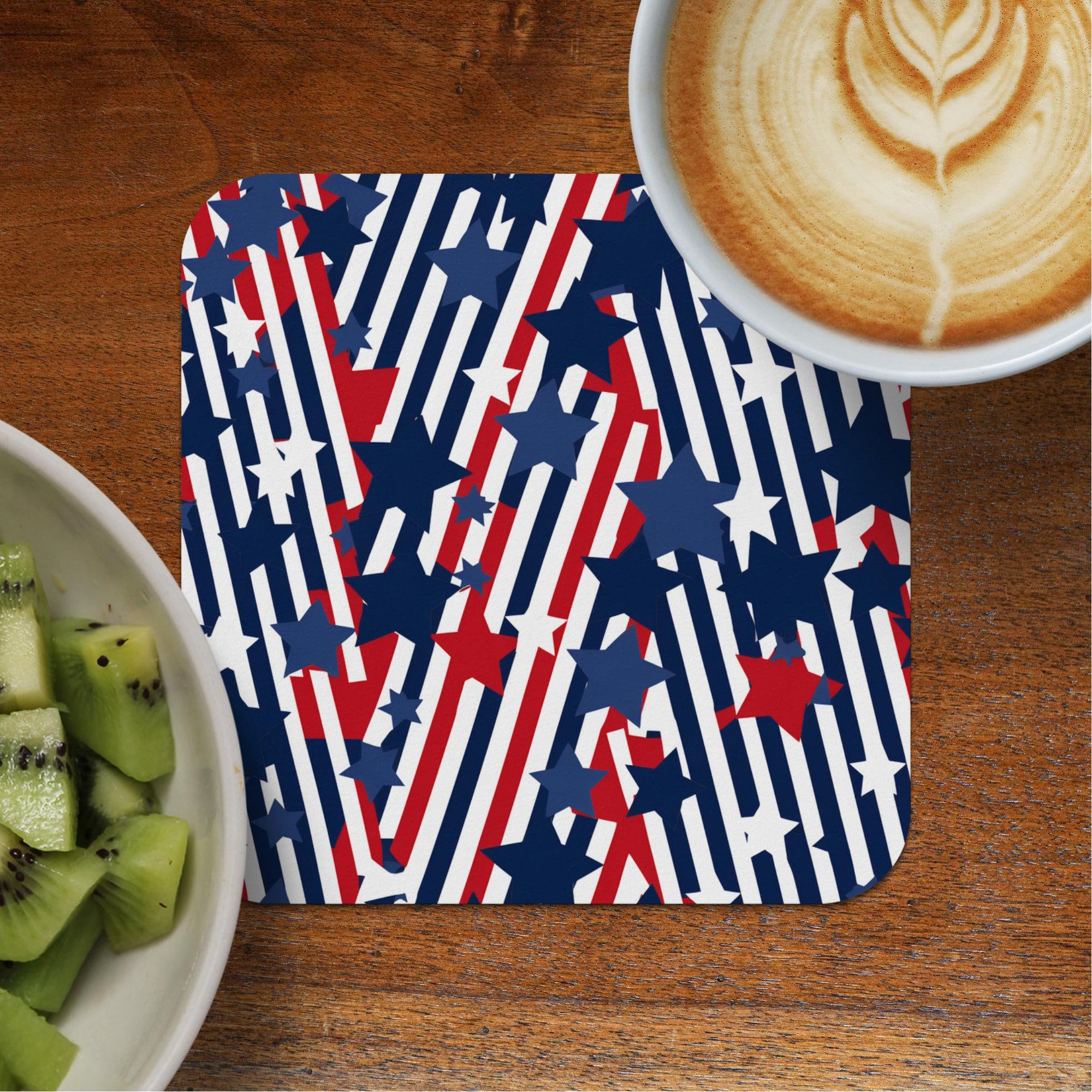 4th of July Seamless Pattern, Patriotic Digital Paper, Red White Blue ...