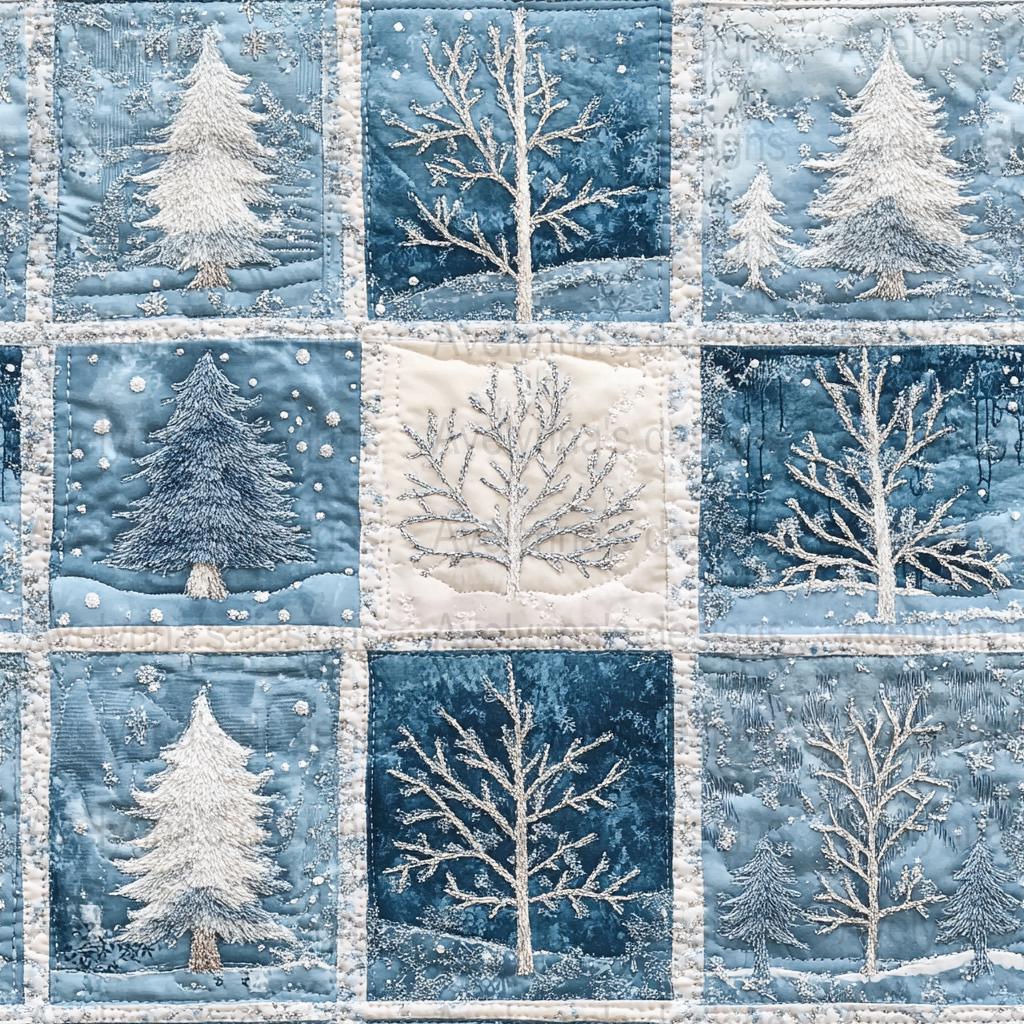 Winter Wonderland Digital Paper Snow-themed Background Pack, Christmas ...