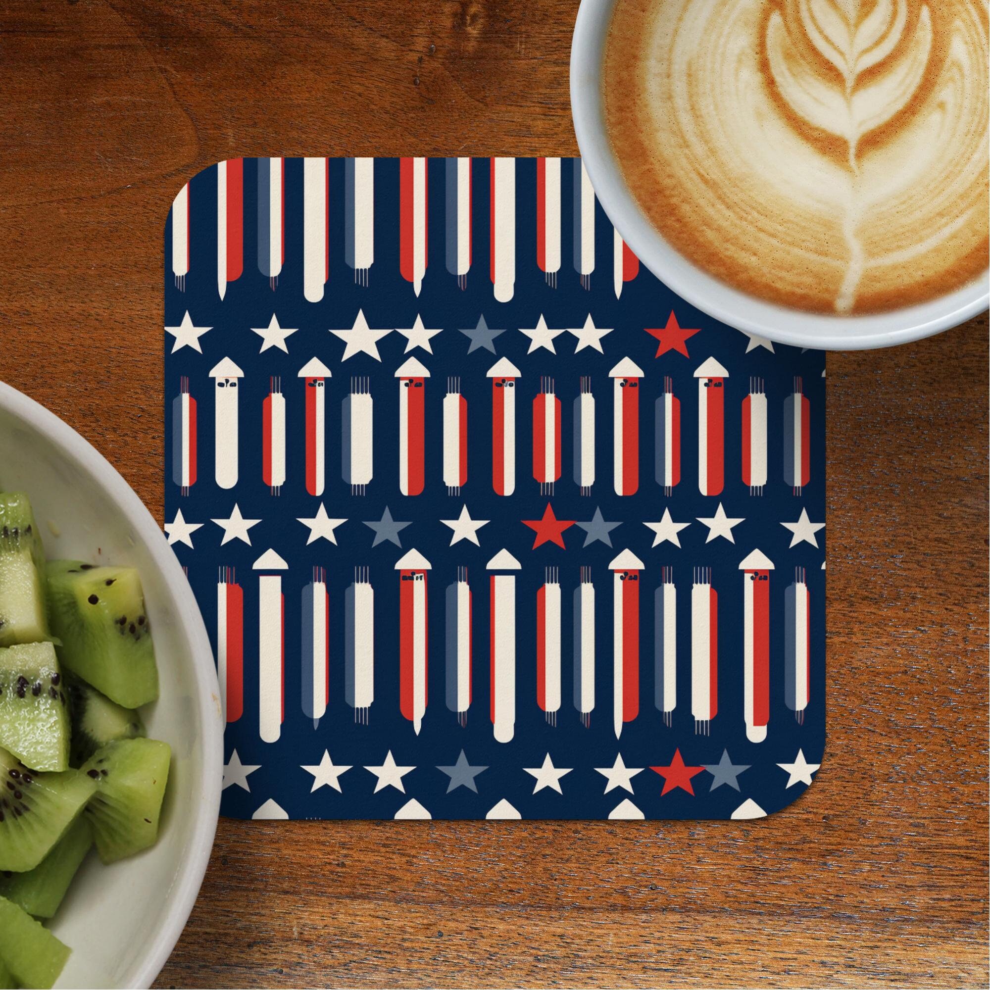 Patriotic Seamless Pattern, 4th of July Digital Paper, Stars and ...
