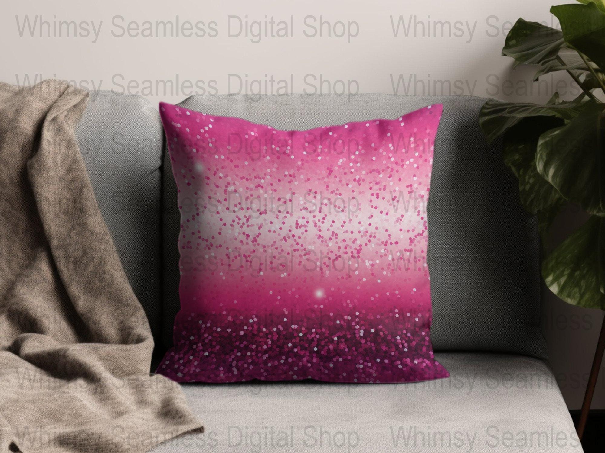 Pink Ombre Glitter Digital Paper: Seamless Sparkle Background (digital ...
