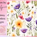 Watercolor Floral Pattern Download, Spring Garden Digital Wallpaper ...