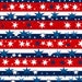 4th of July Seamless Pattern, Patriotic Stars and Stripes, Digital ...