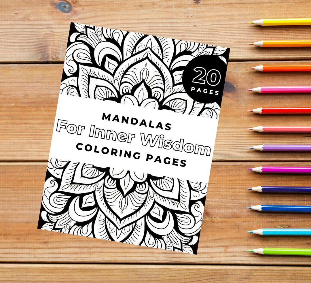 Mandalas Coloring Book Instant Download Digital Spirituality Awakening ...