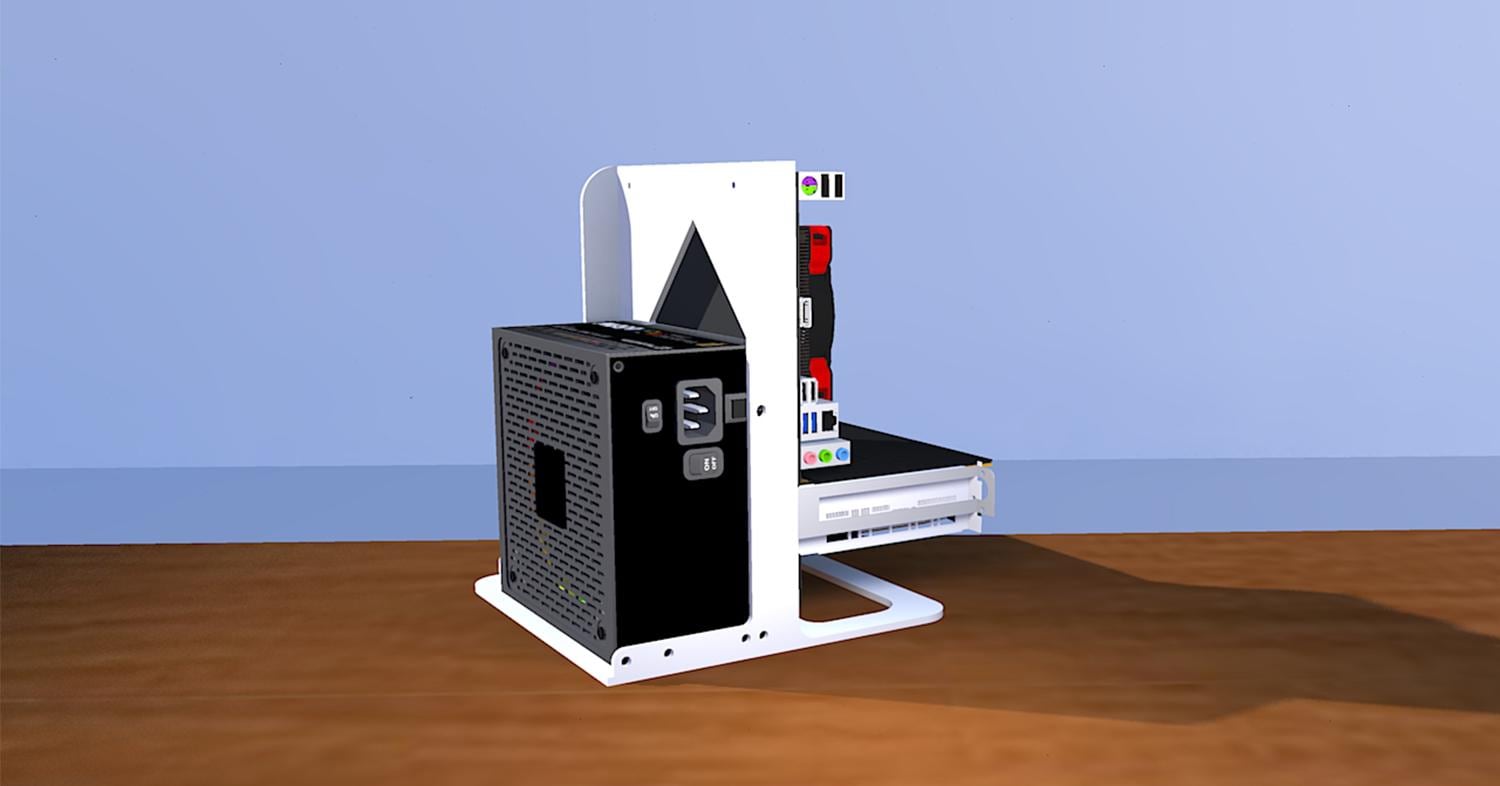 Open Frame PC Case STL (3D Printing File) - Etsy