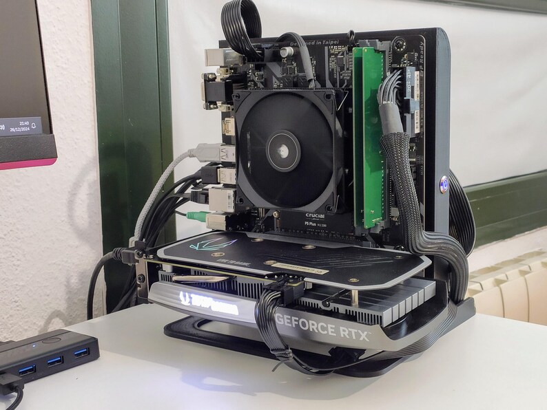 Open Frame PC Case STL (3D Printing File) - Etsy