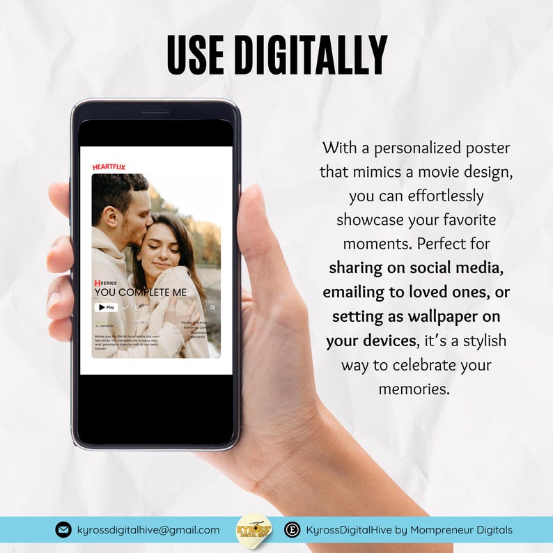 Customizable Movie Poster Templates: Netflix Inspired (canva PDF) - Etsy