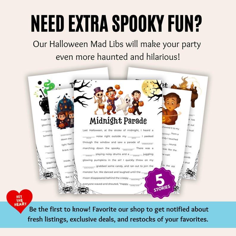 Printable Halloween Boo Buddy Questionnaire, Gift Exchange Game ...