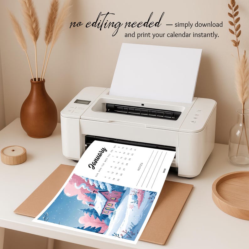 Printable 2026 Whimsical Pastel Calendar, Seasonal Monthly Planner - Etsy
