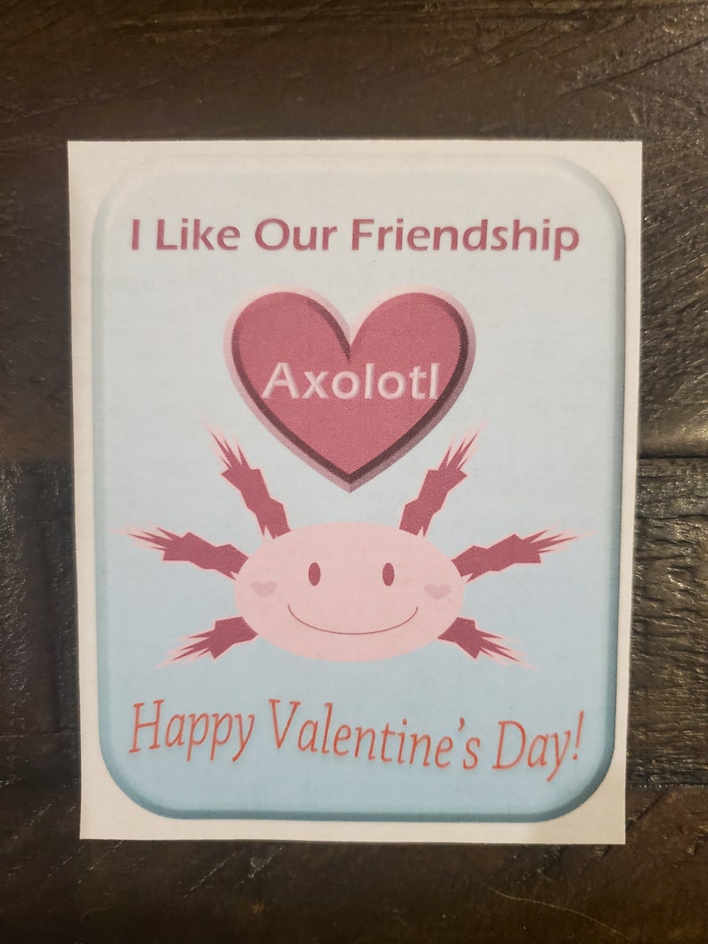 Axolotl Valentines | Instant Download for Print - Etsy