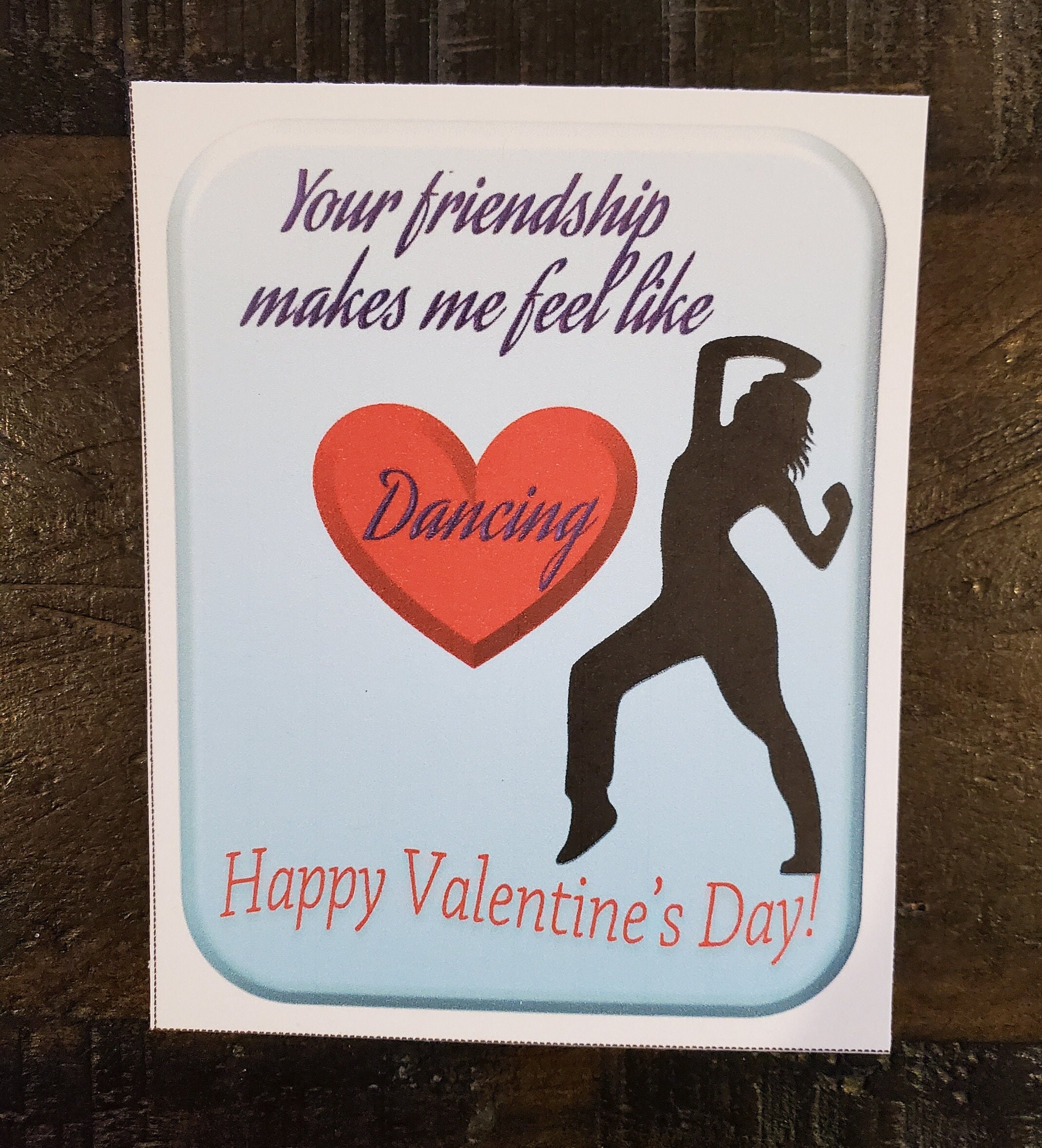 Dancer Valentines | Instant Download for Print - Etsy