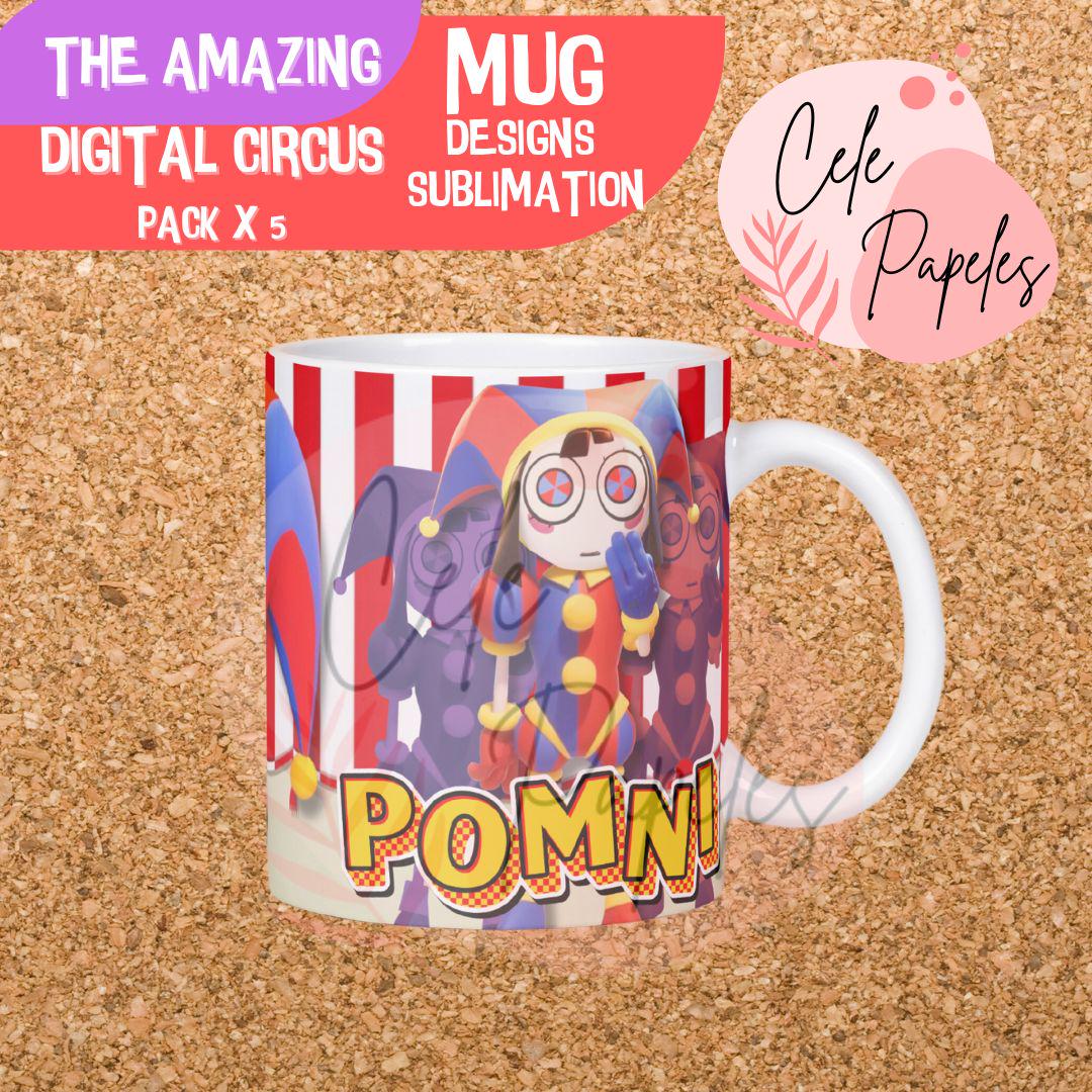 The Amazing Digital Circus Design for Sublimating Mugs, Mug Template ...