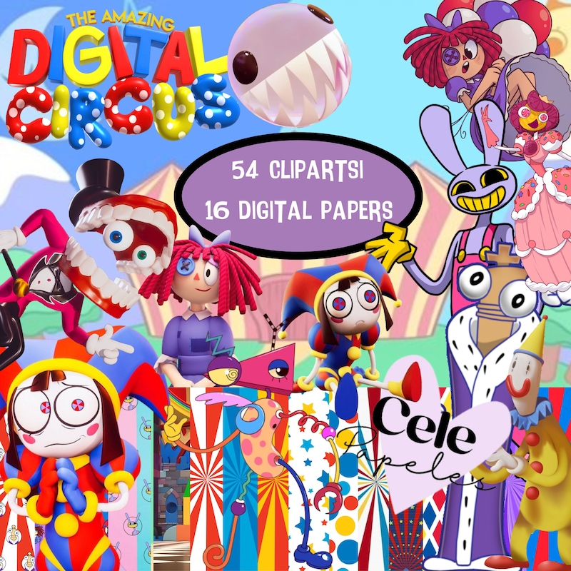 The Amazing Digital Circus Poster - Etsy