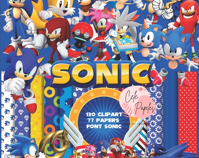 Sonic, DIY, Papercraft, PDF, Svg, Dxf, Low Poly, Cricut, Maker, Cameo ...