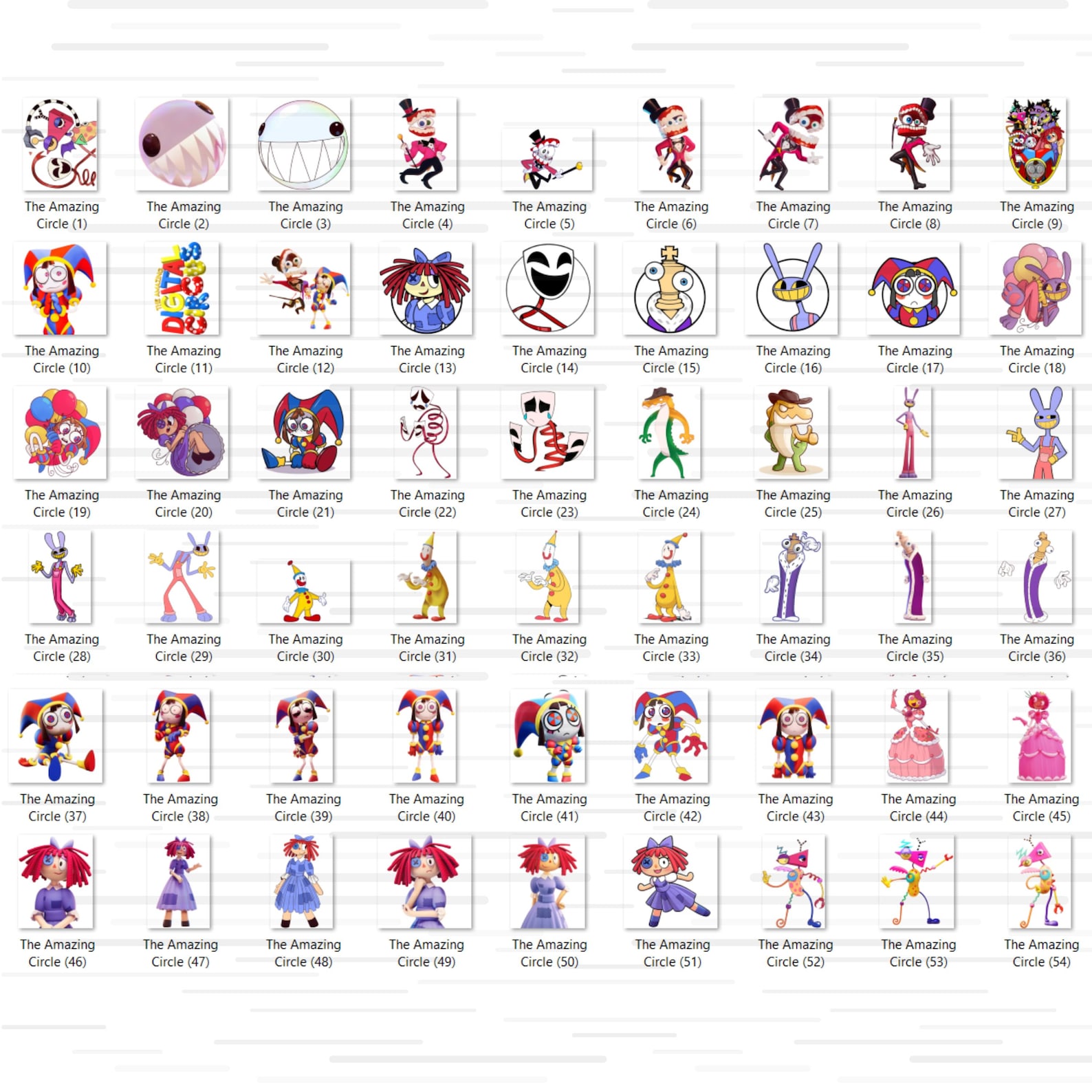 The Amazing Digital Circus Cliparts, the Amazing Digital Circus Png ...