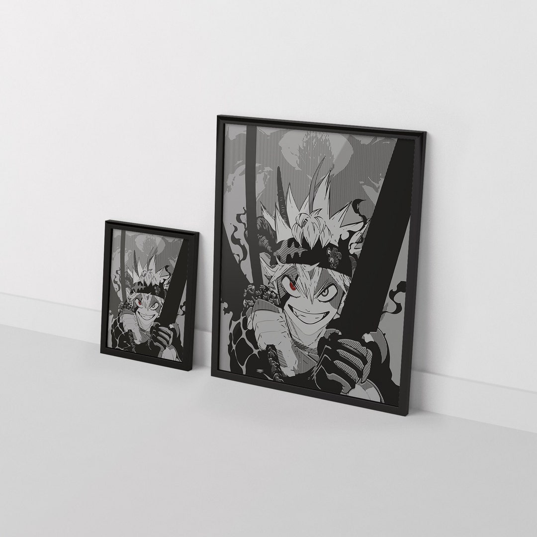 Asta, Wizards Poster, Anime Poster, Manga Poster, Gift for Anime Fans ...