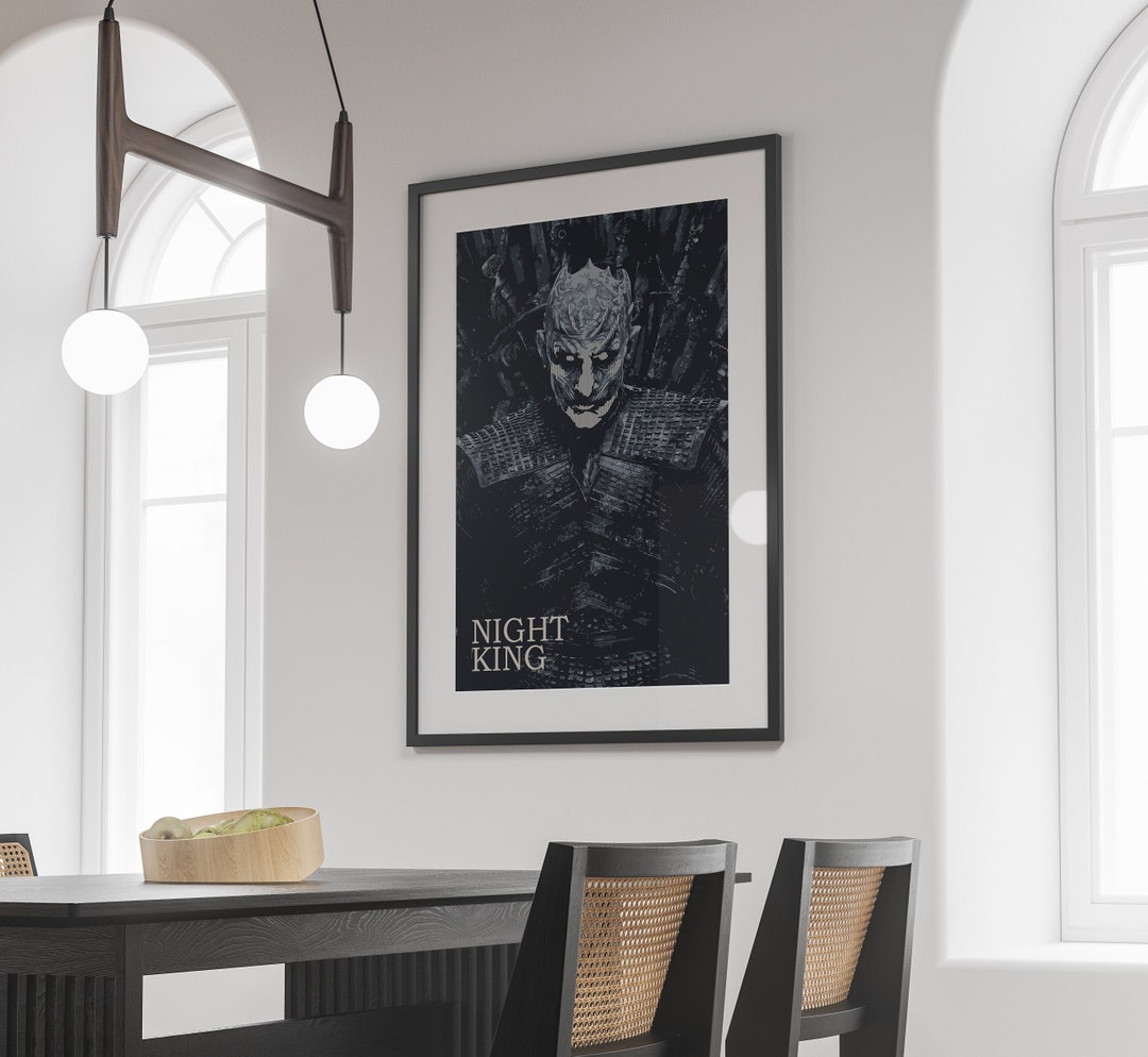 Game of Thrones, Night King Poster, Night King, Geek Gift, Gift for Got ...