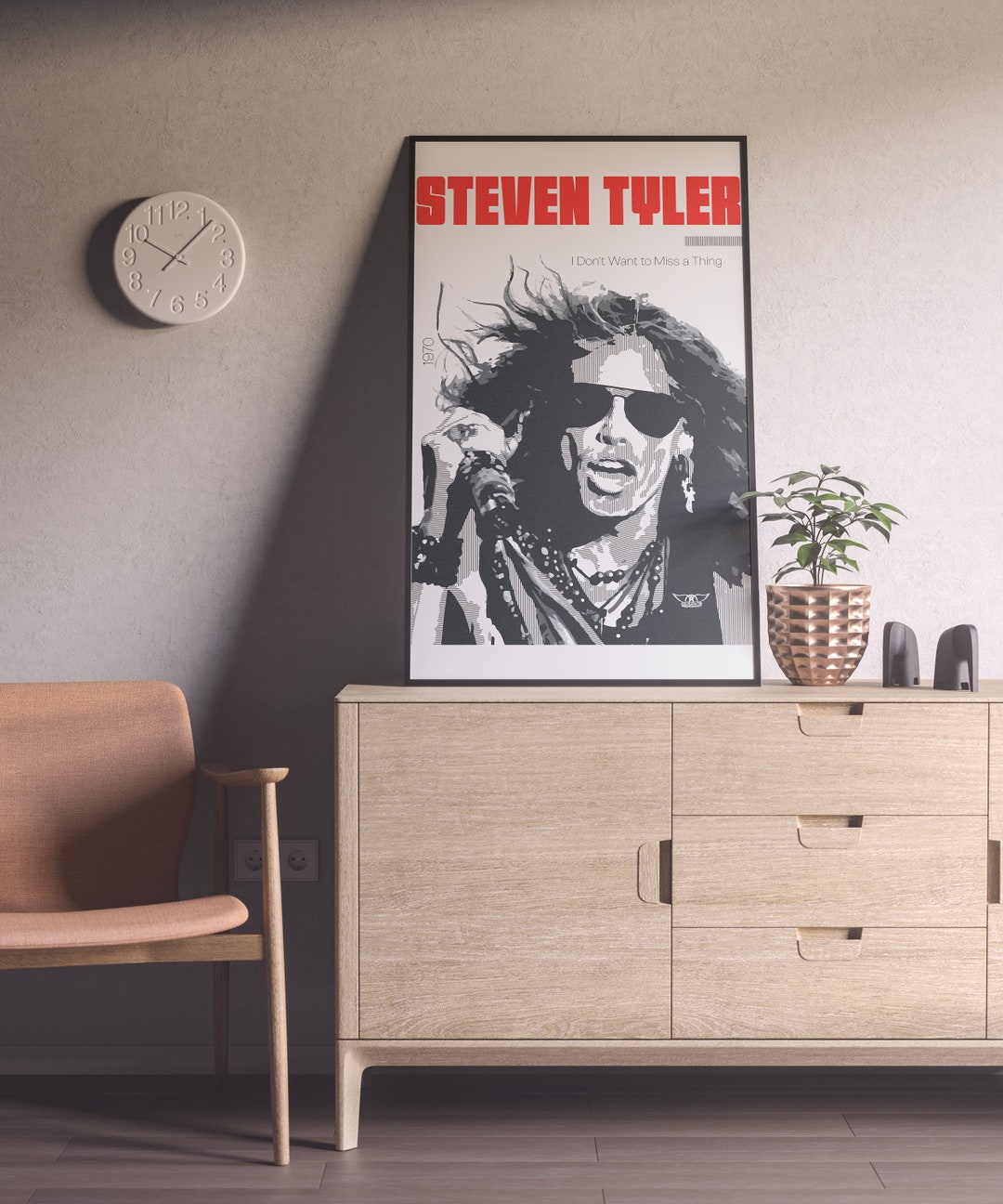 Steven Tyler Poster, Aerosmith Poster, Rock Poster Decoration ...