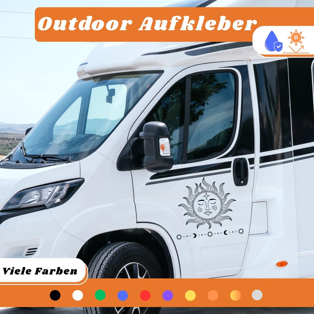 Retro Stickers for Camping Vans – Stylish Dream Catcher Stickers for ...