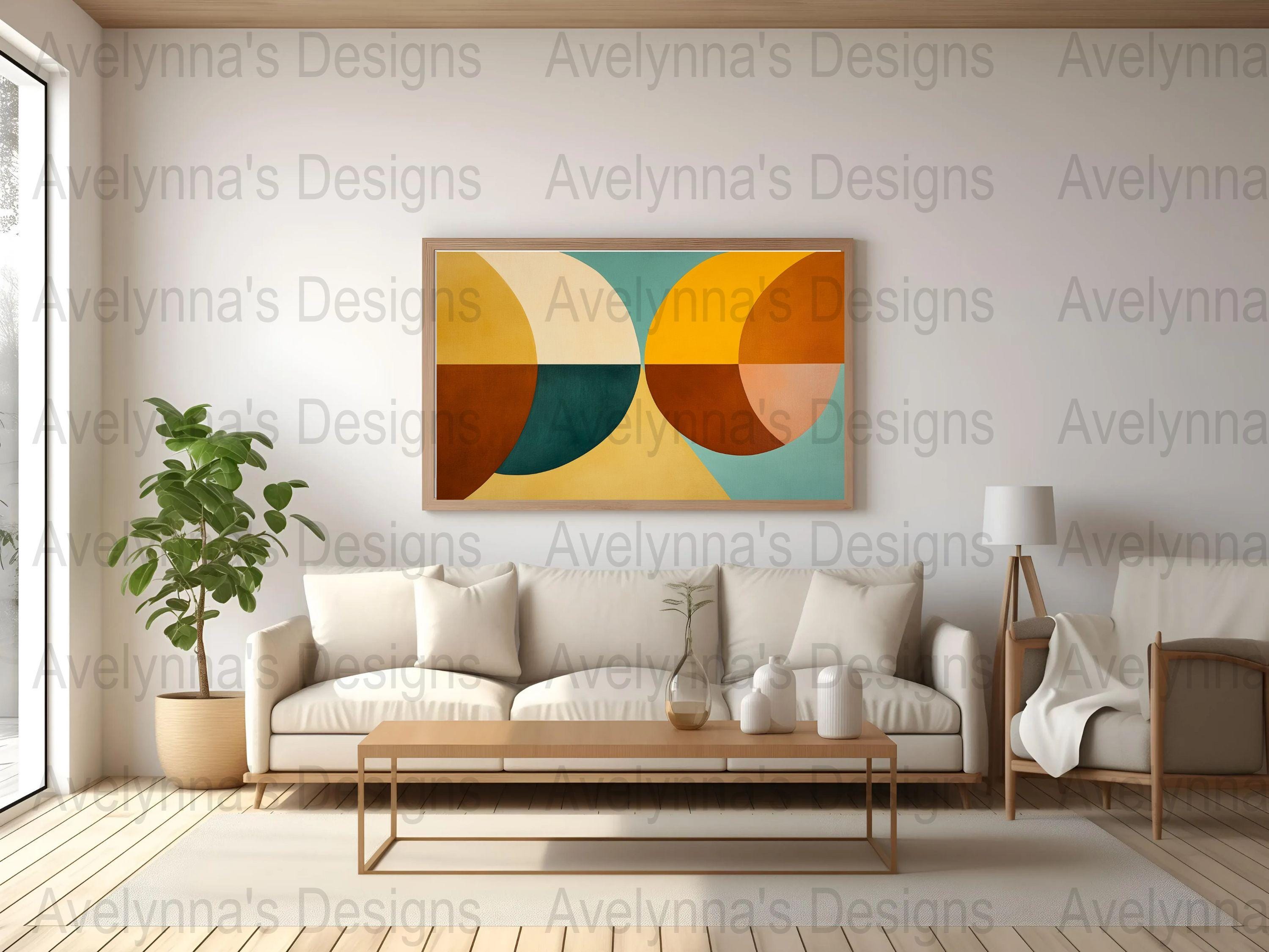 Mid Century Modern Art Frame TV Bundle, 50 Premium Designs, Samsung ...