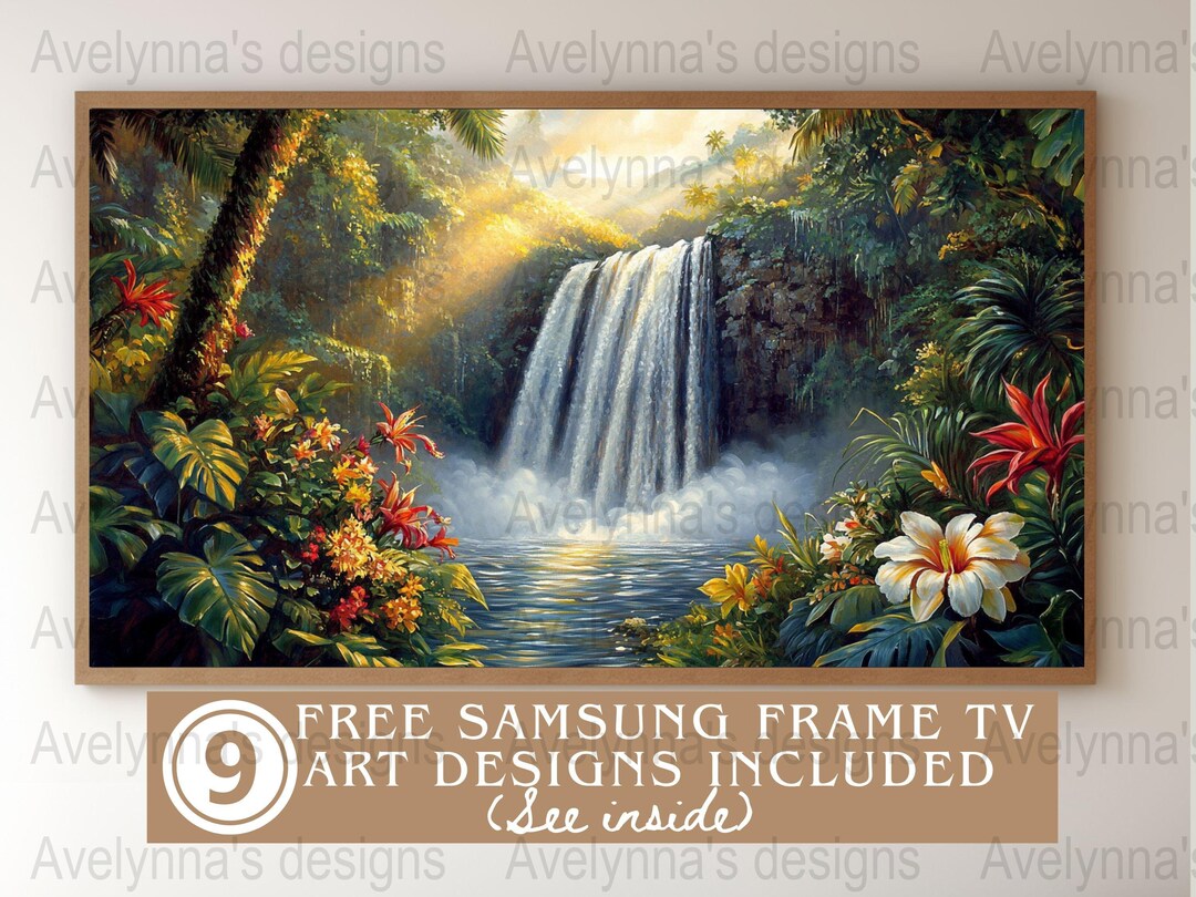 Summer Frame Tv Arts, Frame Tv Art Summer Decoration, Tv Arts Summer ...