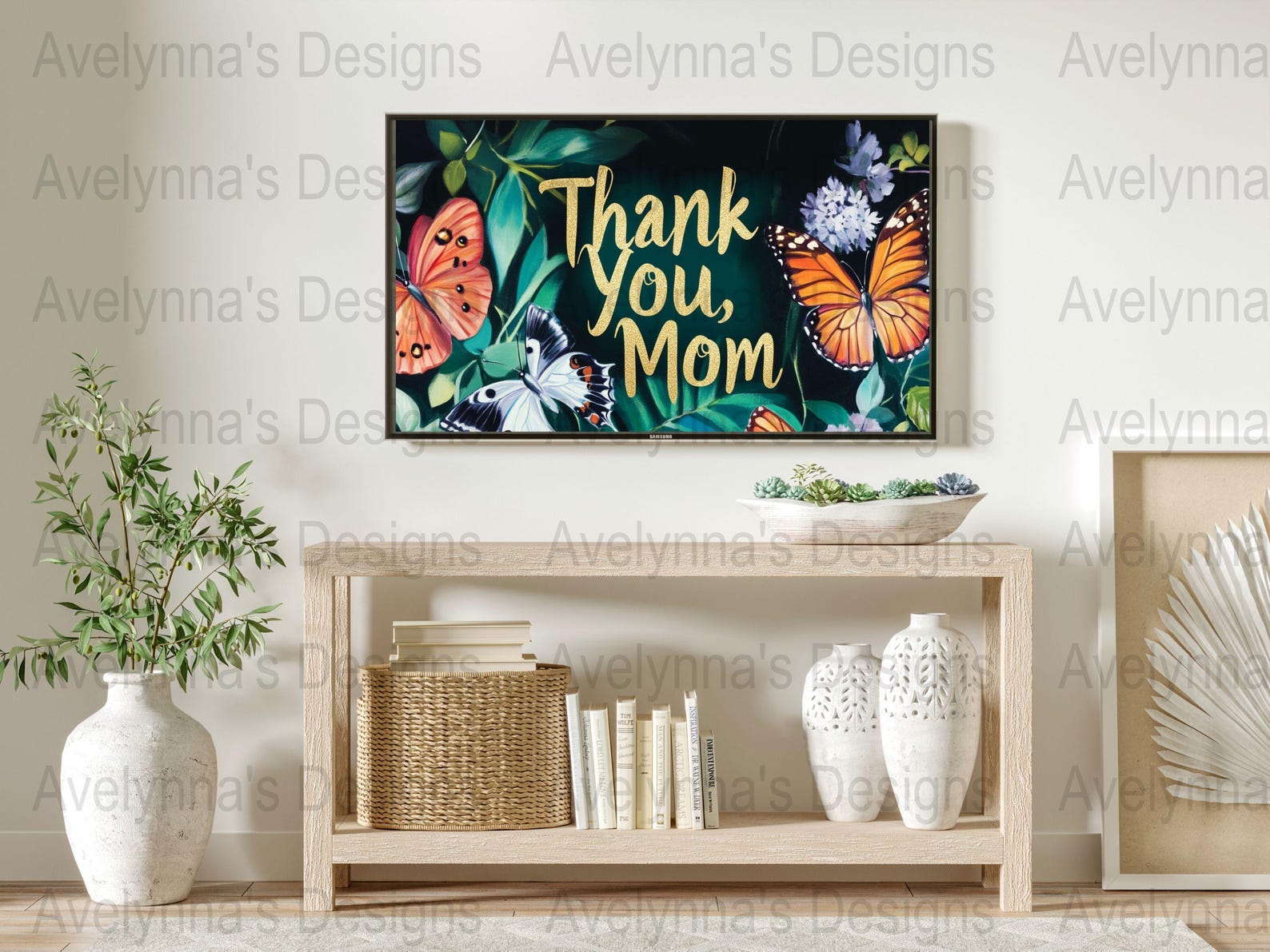 Digital Wall Decor With Mom-inspired Designs, Mother's Day Samsung ...