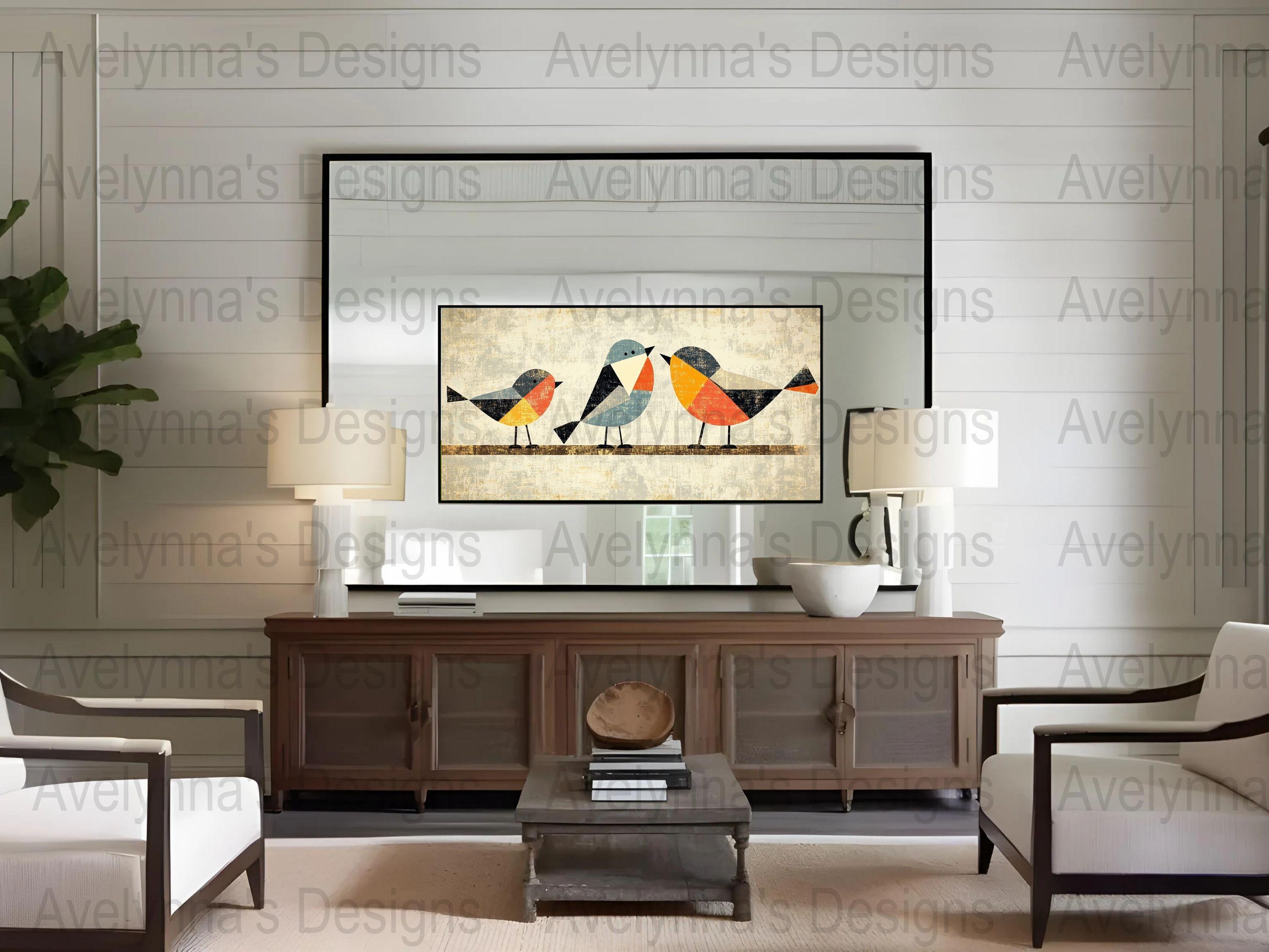 Mid Century Modern Art Frame TV Bundle, 50 Premium Designs, Samsung ...
