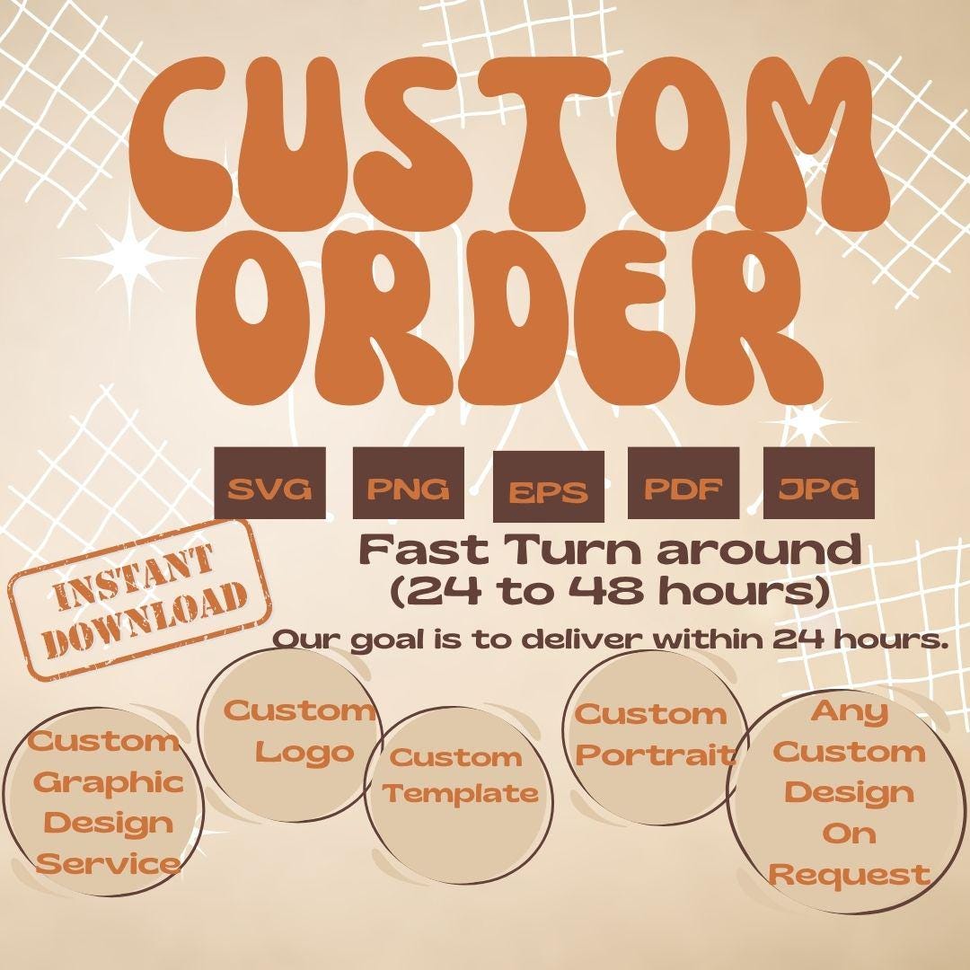 Custom Graphic Design Service, Custom Design on Request, Custom Order ...