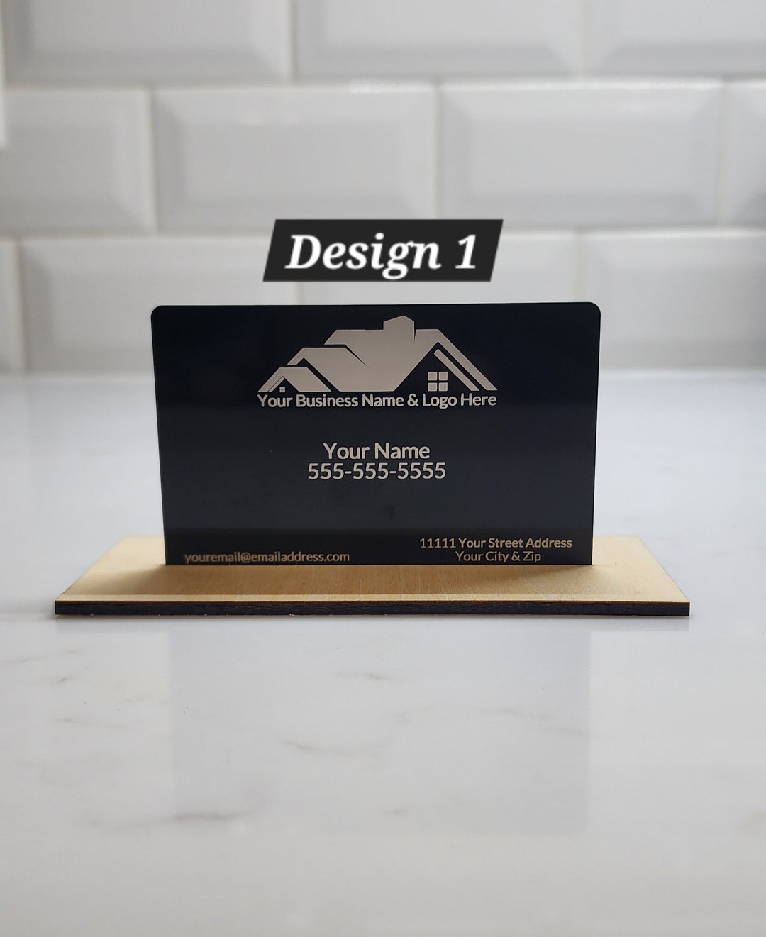 1 Dozen Personalized Anodized Aluminum Business Cards - Etsy