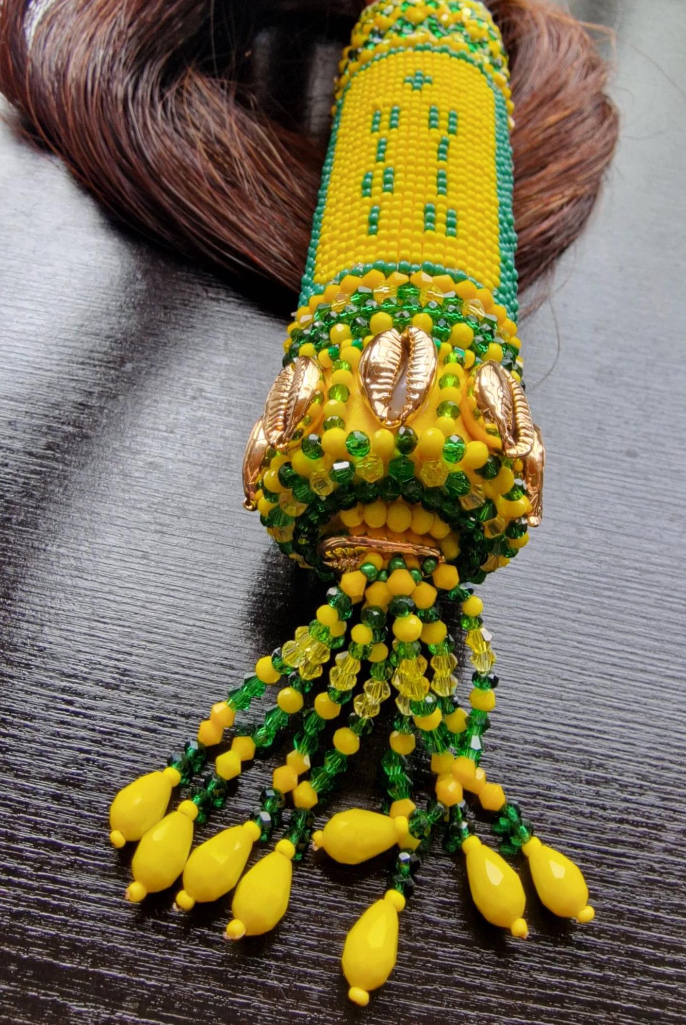 Iruke Decorated Oya, Orula, Orunmila, Obatala, Oshun, Santería, Osha ...