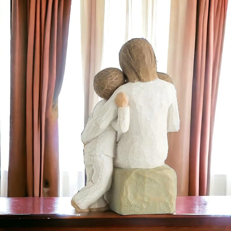 Mother With Child Statue Family Figure Sculpture Living Room Decoration ...
