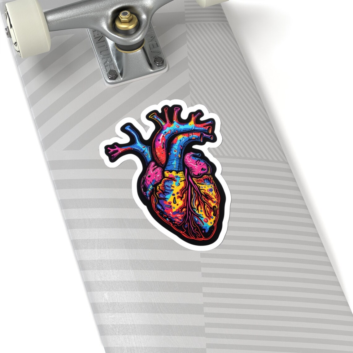 Anatomical Heart Sticker, trippy Beats - Etsy