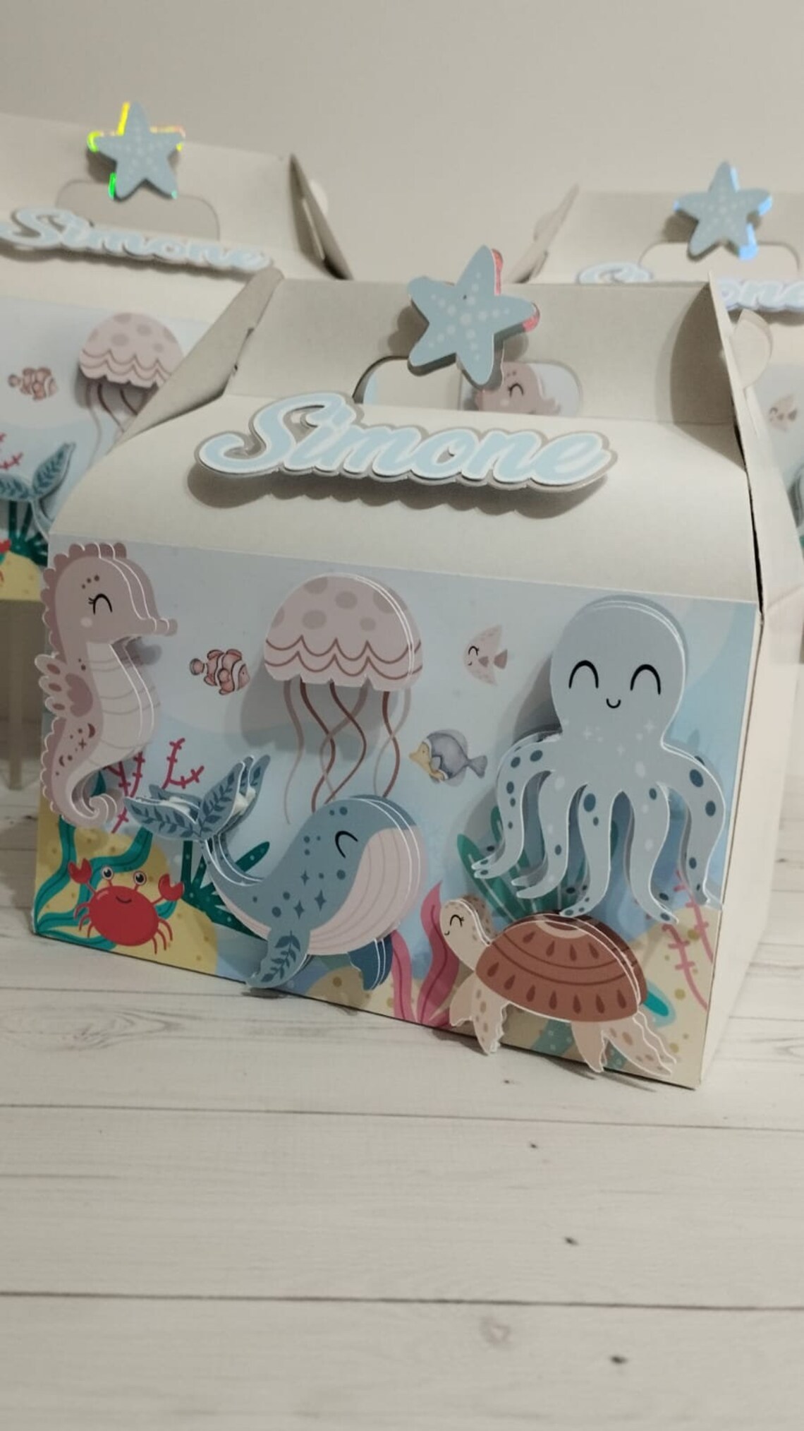 Bajo El Mar/ Sea Gable Box/ Under the Sea Box / Bottom of the Sea Box ...