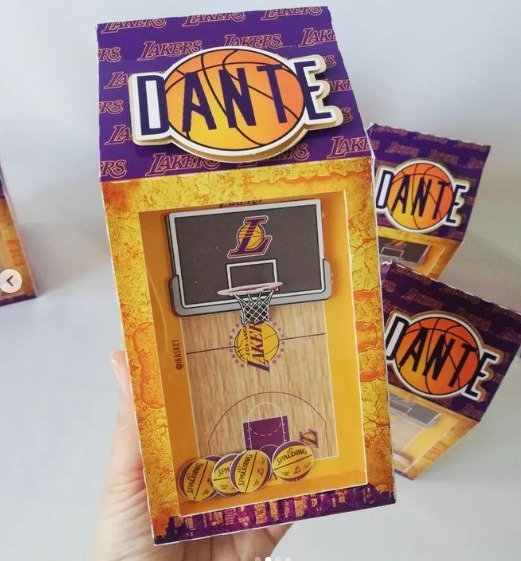 Lakers Favors, Lakers Treat Box, Lakers Birthday Decorations, Lakers ...