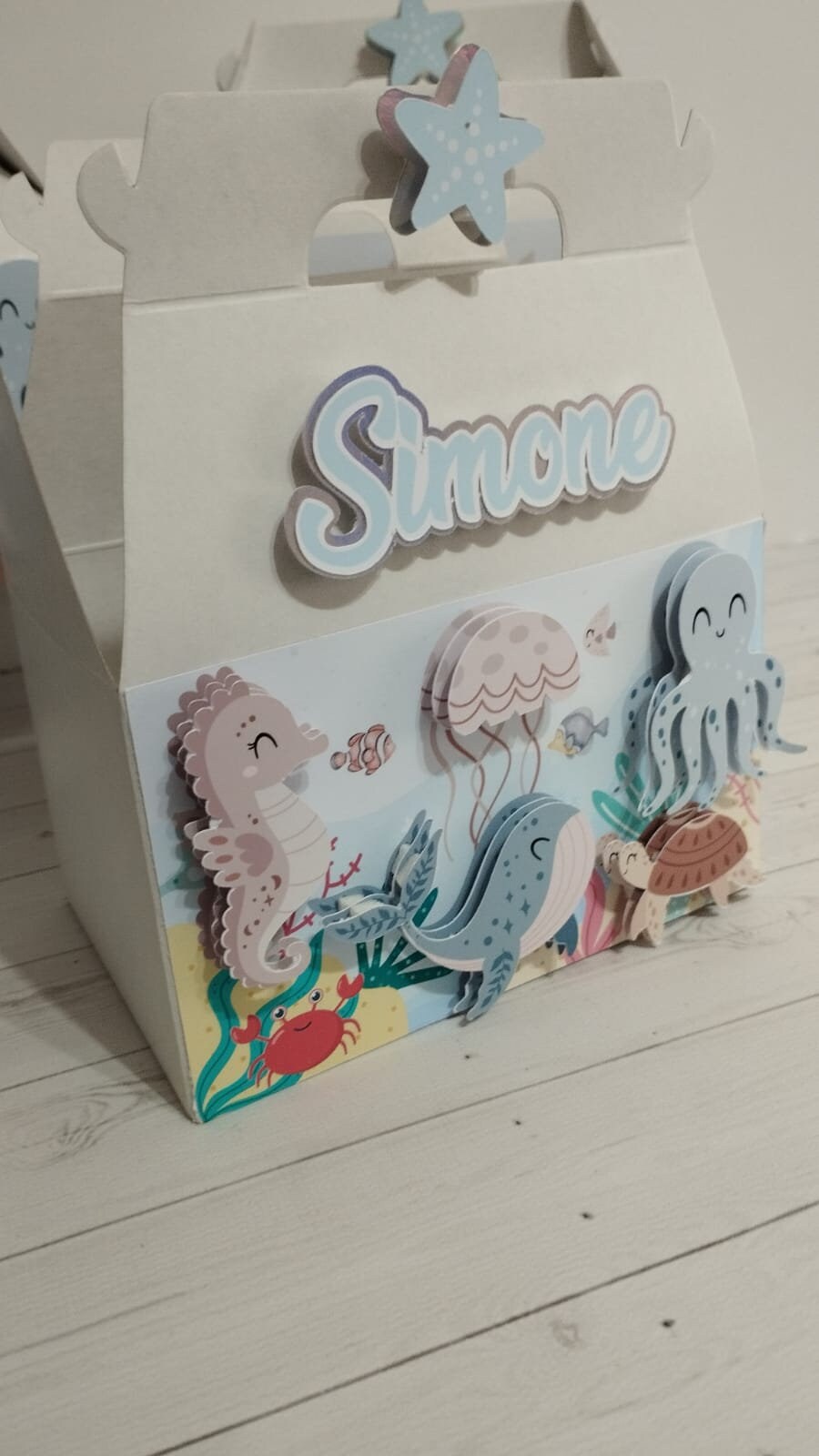 Bajo El Mar/ Sea Gable Box/ Under the Sea Box / Bottom of the Sea Box ...