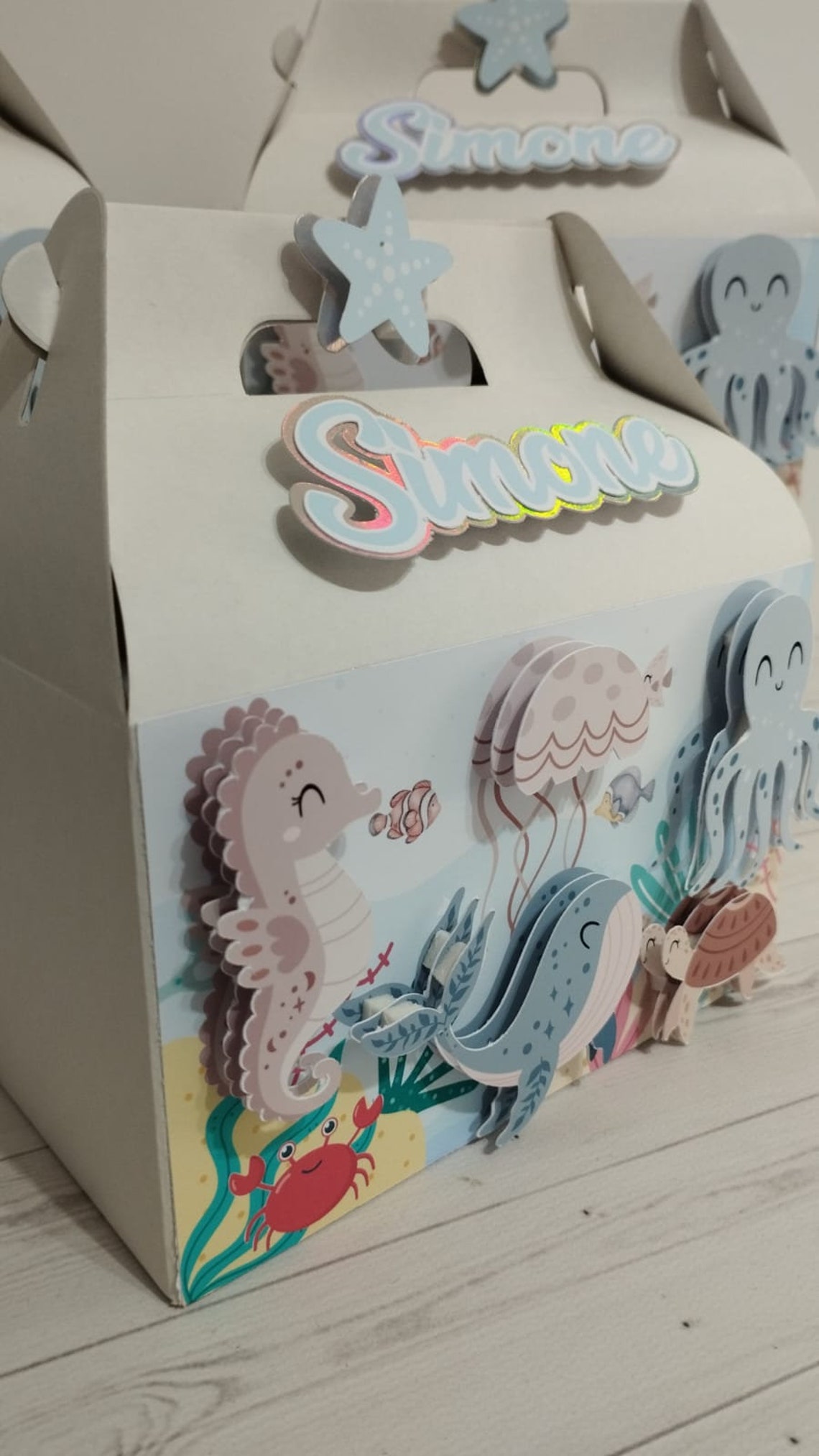 Bajo El Mar/ Sea Gable Box/ Under the Sea Box / Bottom of the Sea Box ...