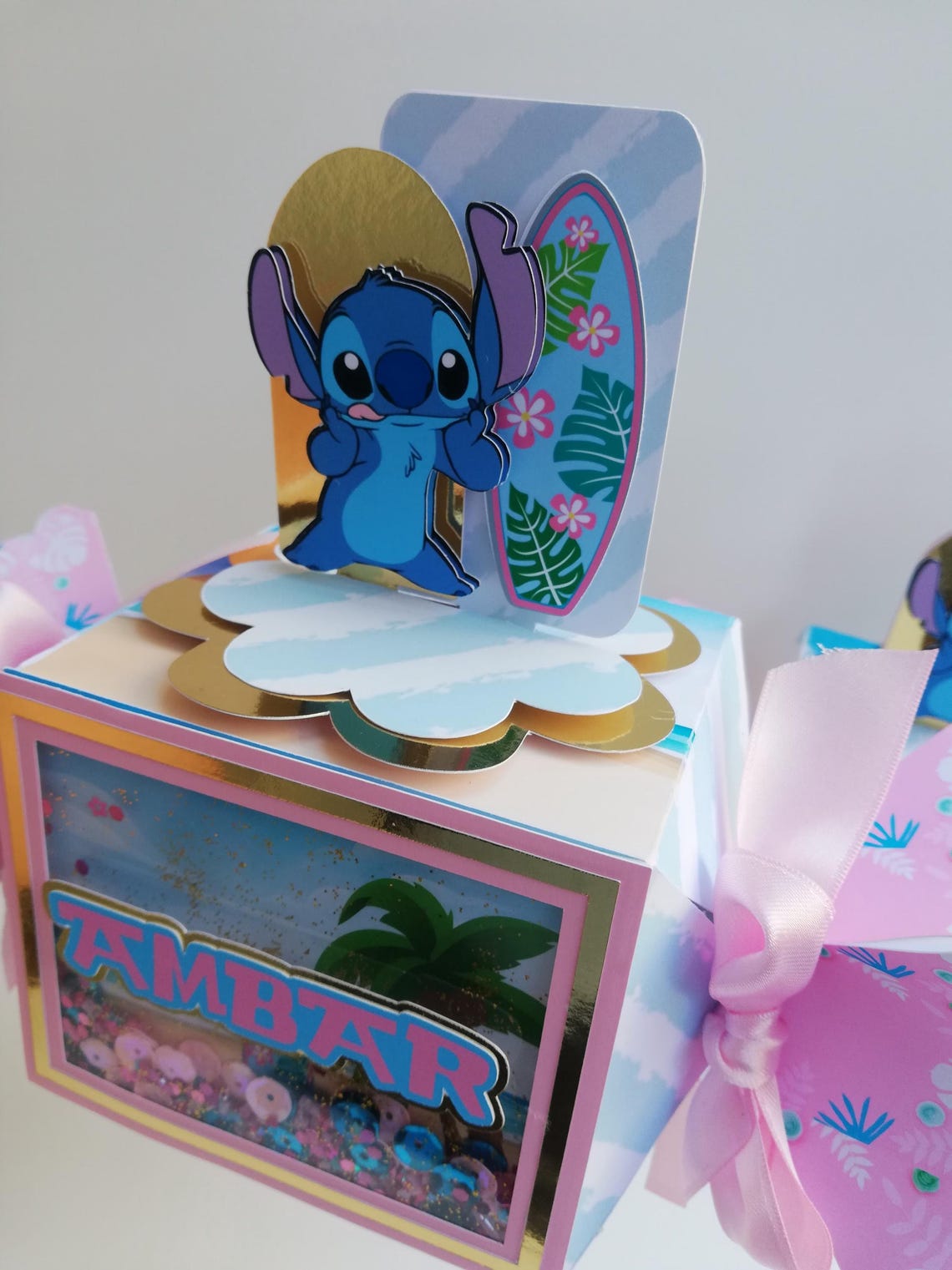 Stitch Favors, Stitch Treat Box, Stitch Birthday Decorations, Stitch ...