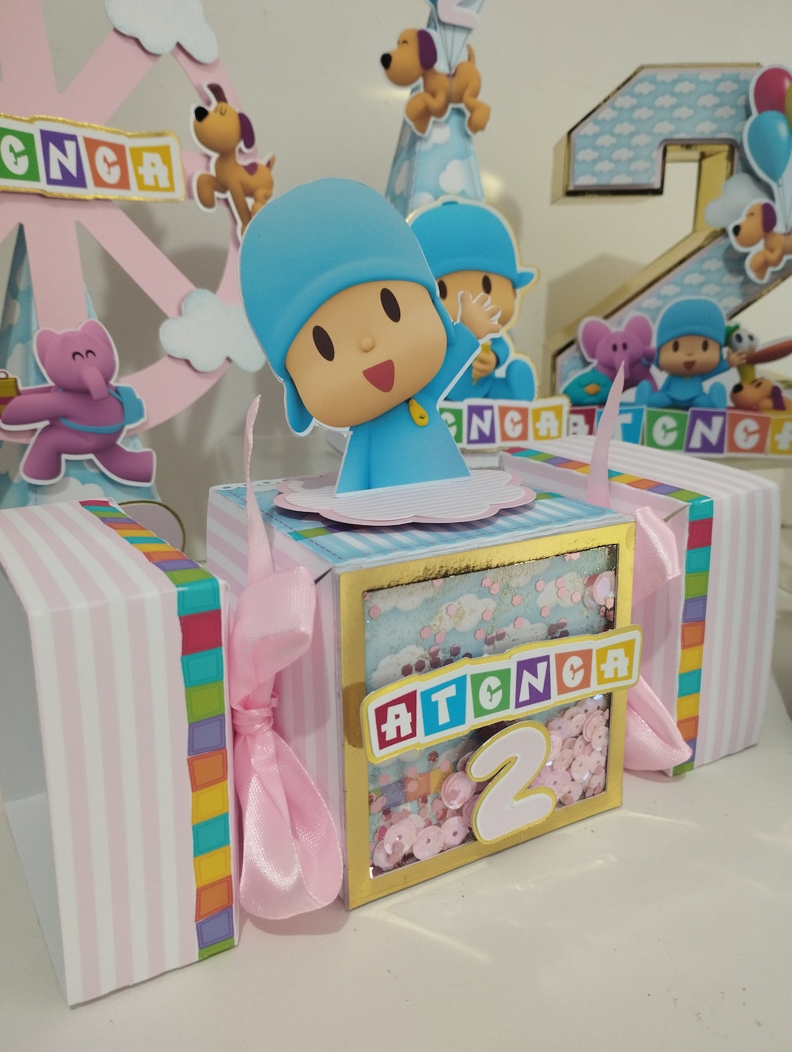 Pocoyo Favors, Pocoyo Treat Box, Pocoyo Birthday Decorations, Pocoyo ...