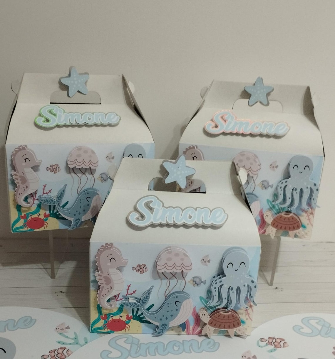 Bajo El Mar/ Sea Gable Box/ Under the Sea Box / Bottom of the Sea Box ...