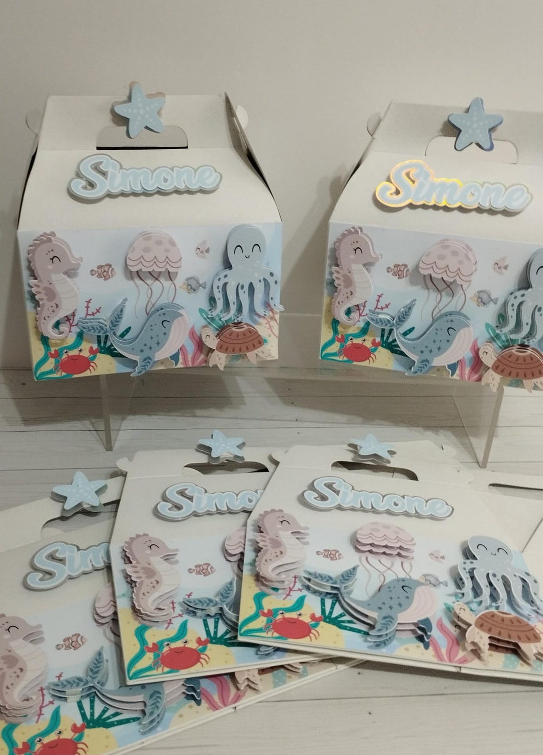 Bajo El Mar/ Sea Gable Box/ Under the Sea Box / Bottom of the Sea Box ...