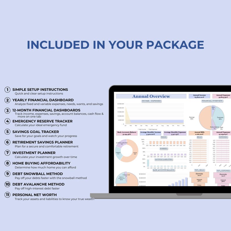 Couple Budget Shared Finances Joint Planner Excel Google Sheets ...