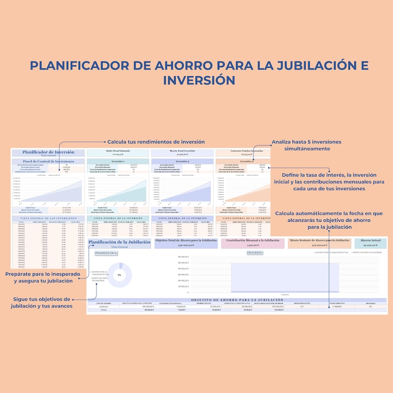 Monthly Budget in Spanish – Personal Annual Budget Template Excel ...