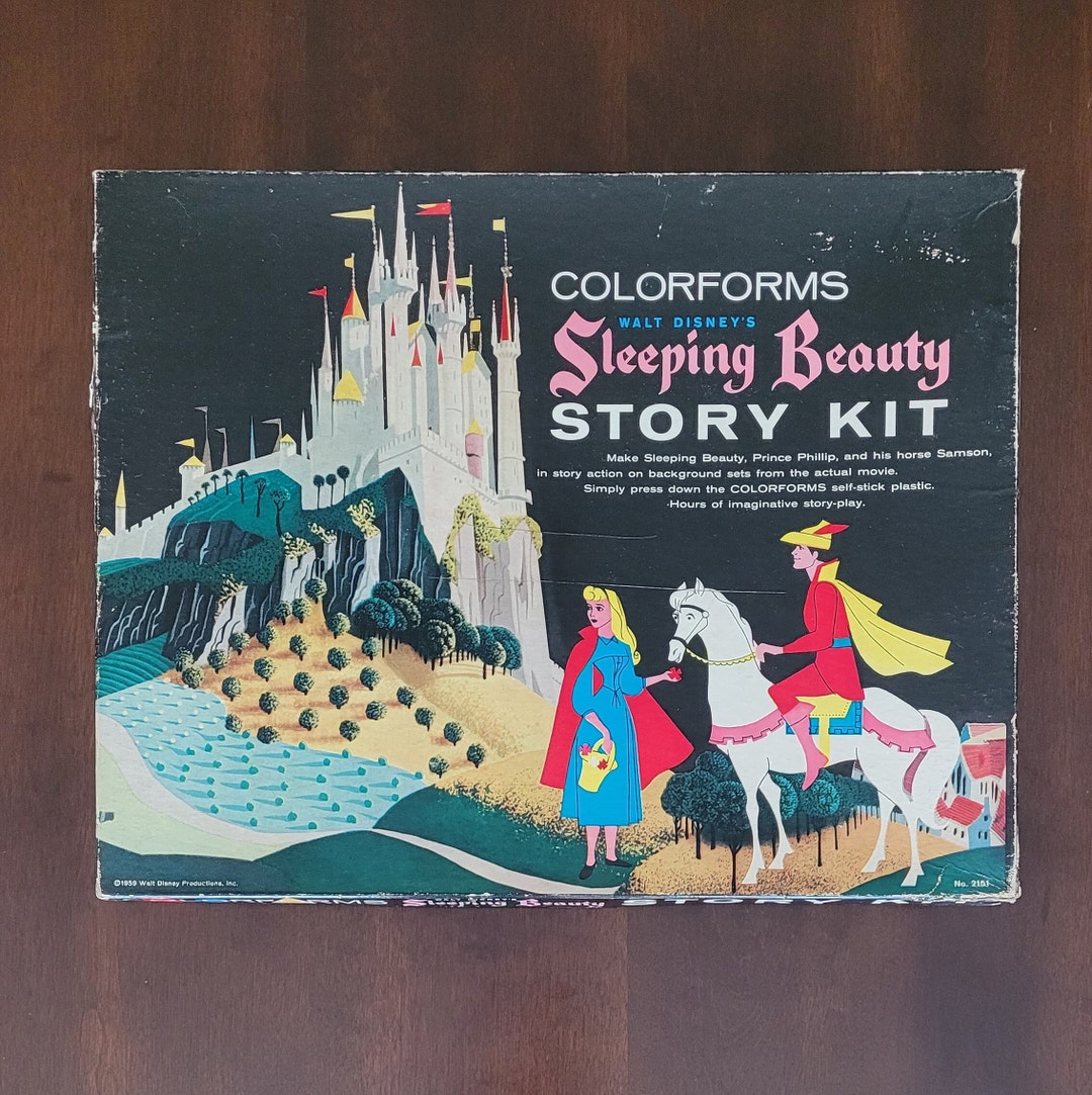 1959 Disney Colorforms Sleeping Beauty Story Kit, Complete Set - Etsy