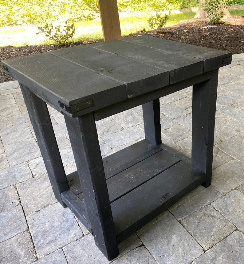 DIY Outdoor End Table Plans - Easy Build Instructions for Patio ...