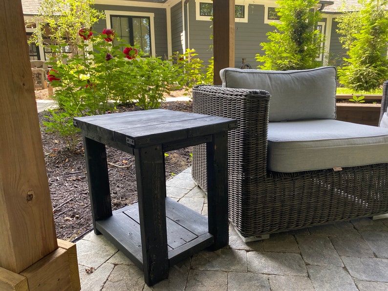 DIY Outdoor End Table Plans - Easy Build Instructions for Patio ...