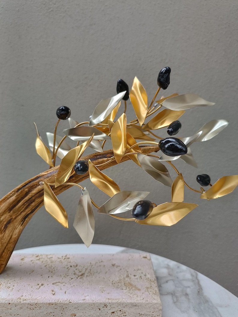 Olive Tree Sculpture ''anemos'', Greek Handmade Art Gift, Interior ...